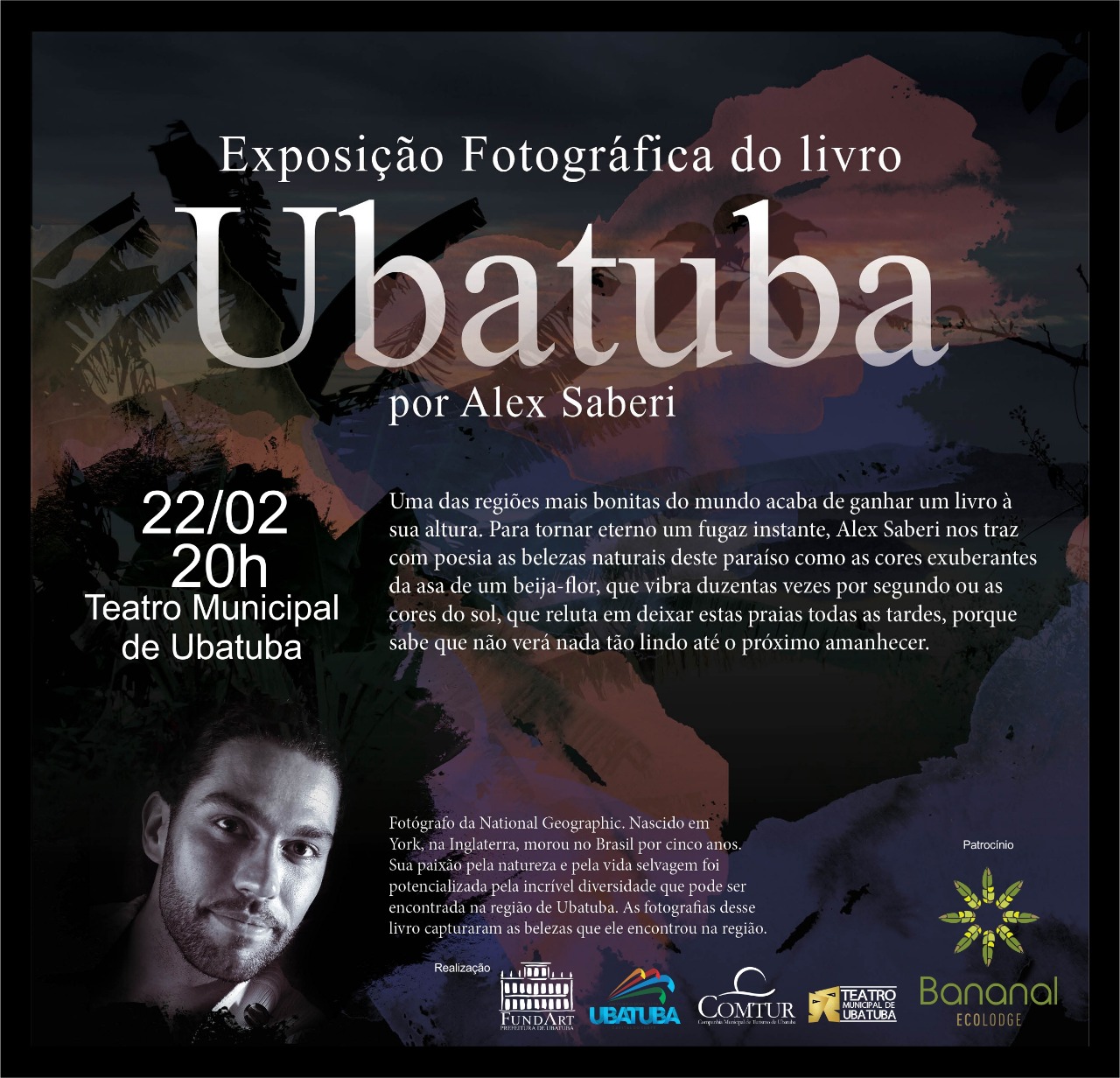 Teatro Municipal recebe a exposição fotográfica "Ubatuba" de Alex ...